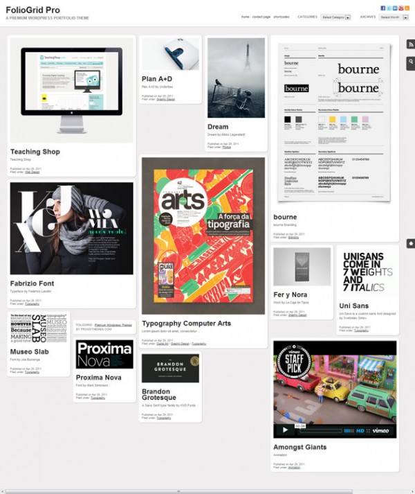 15 Best & Latest Pinterest Inspired WordPress Themes | MemoryPointer.com